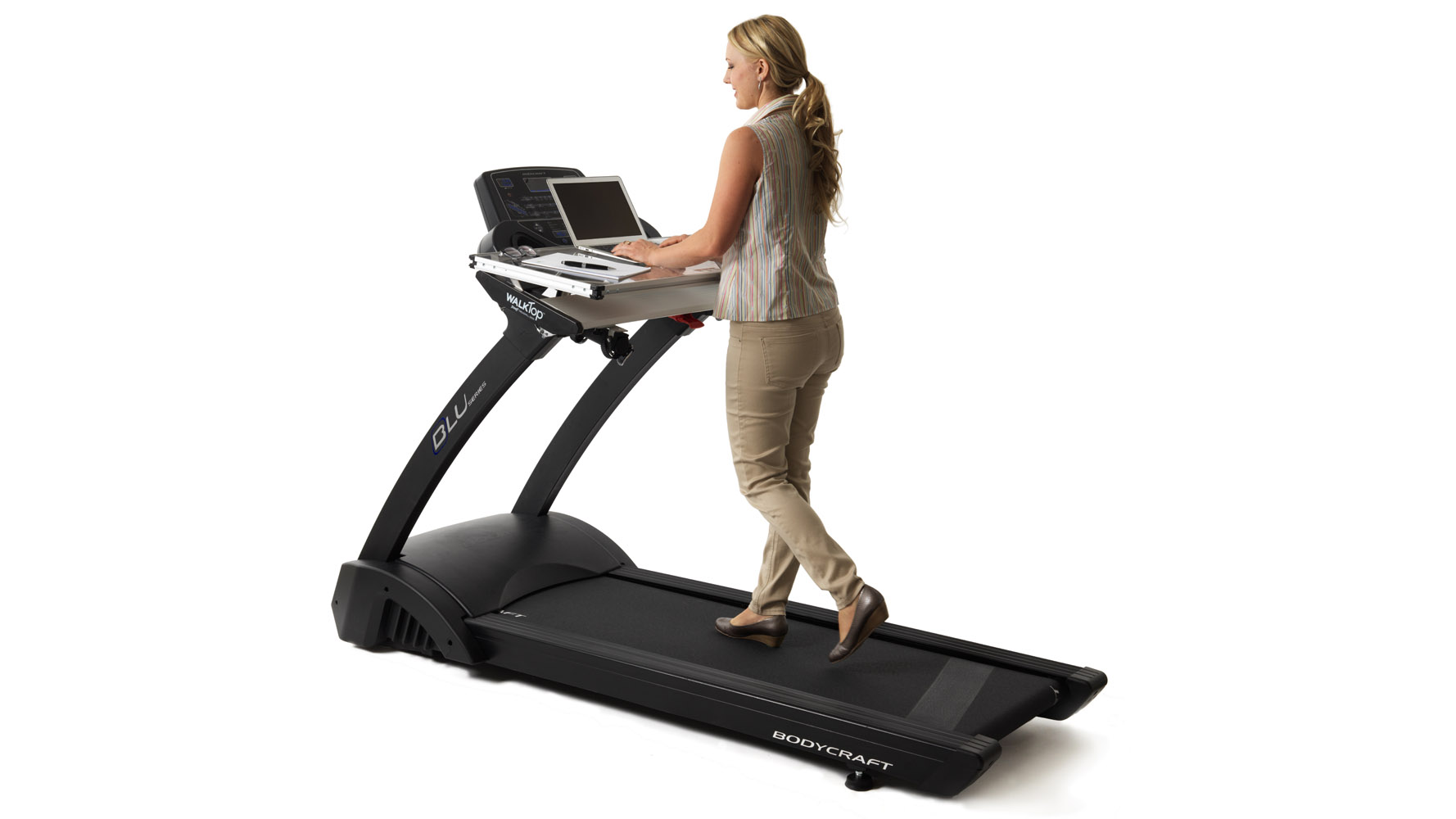 Modern Office WalkTop Clear Treadmill Desk with Quick Release | Zuri ...