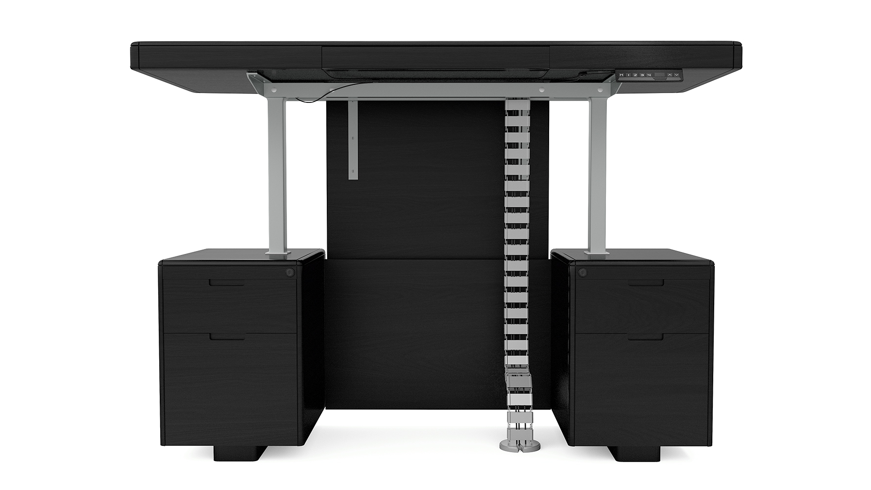 Monroe Adjustable Height Desk - Black