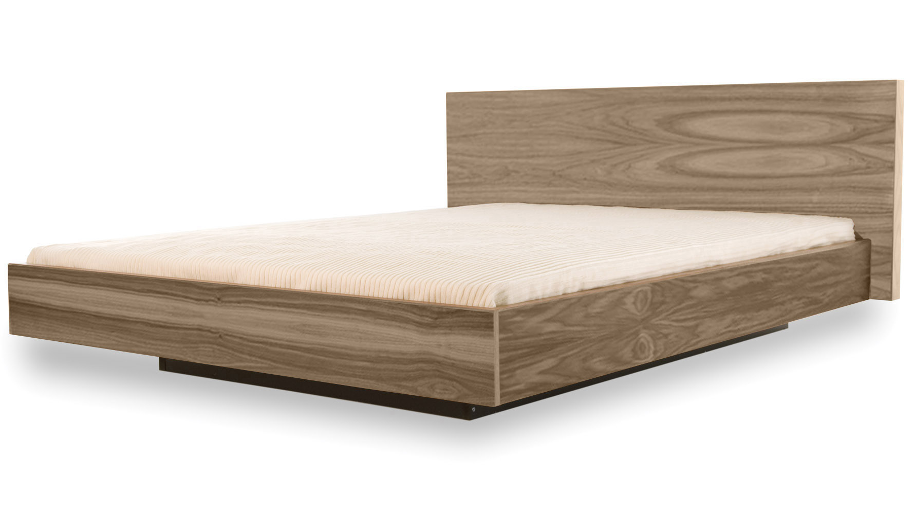 Alexa Bed - Walnut