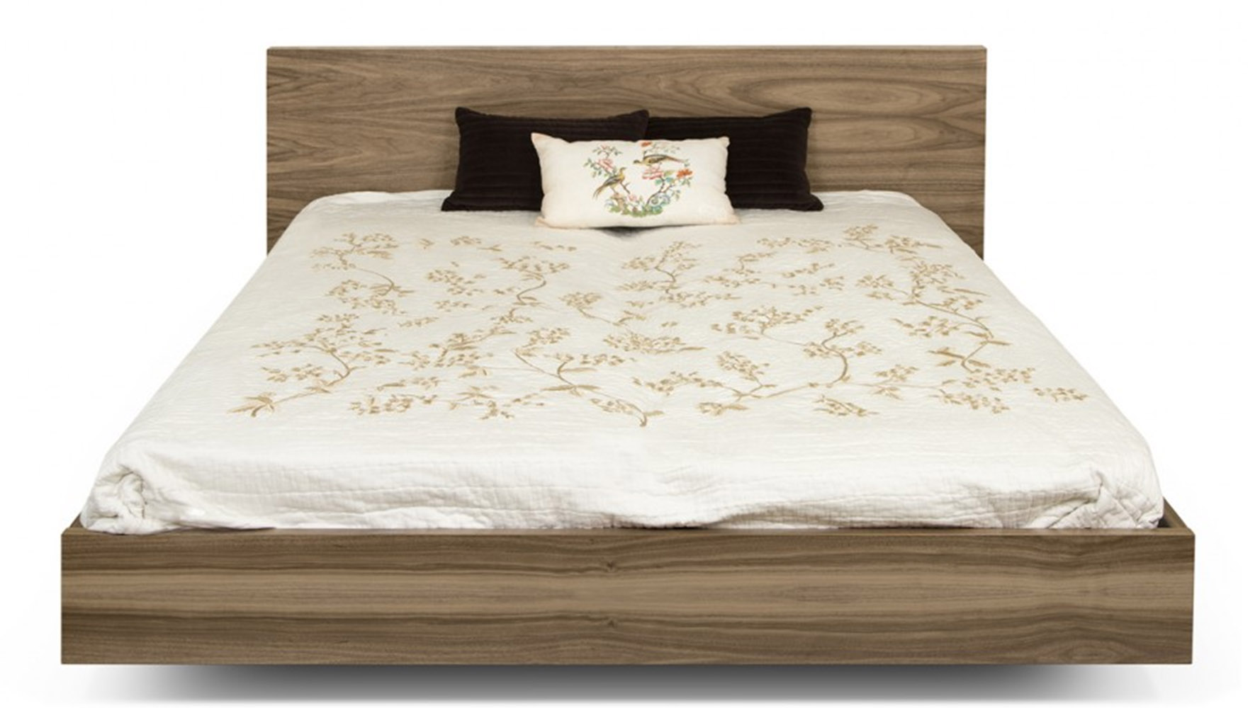 Alexa Bed - Walnut