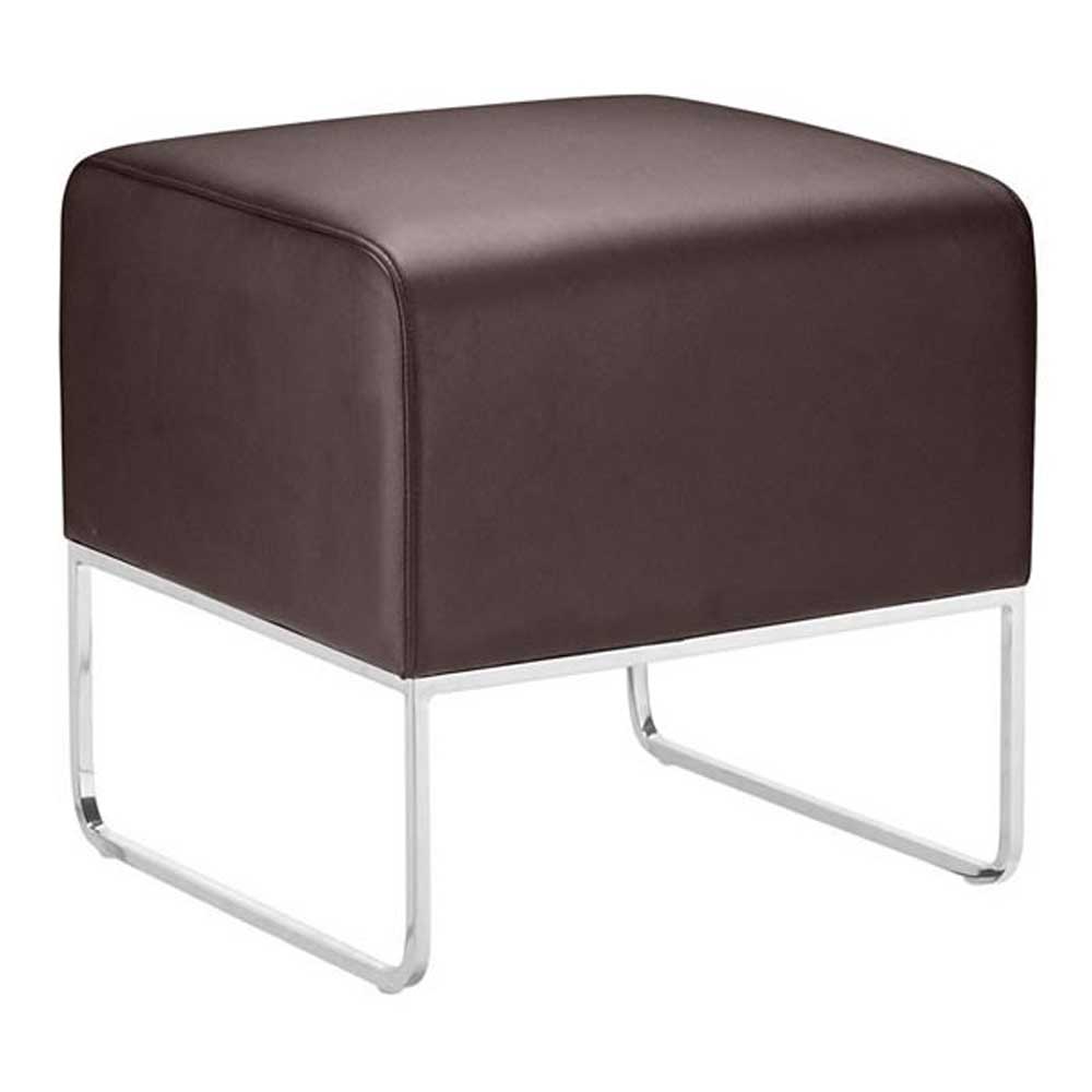 Plush Ottoman