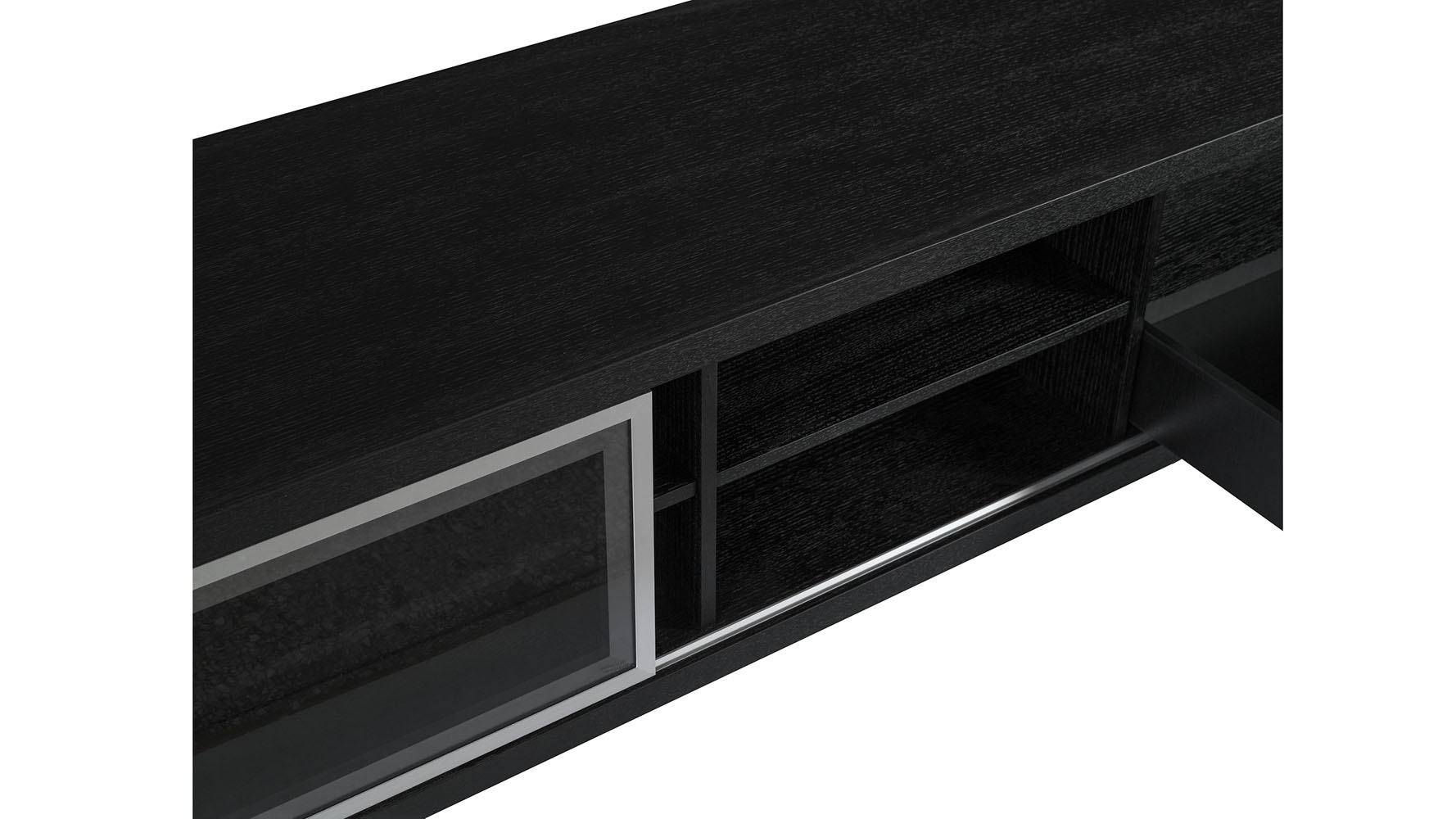 Romo TV Unit - Black Oak
