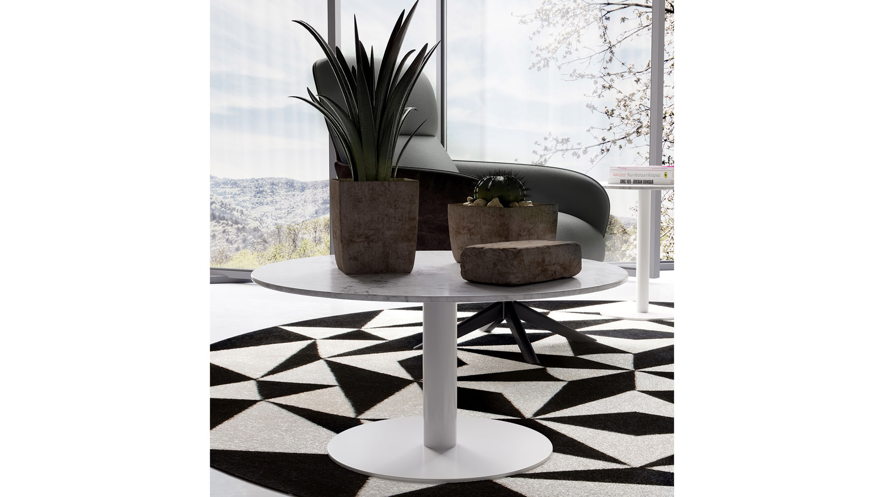 Rosemary Marble Coffee Table