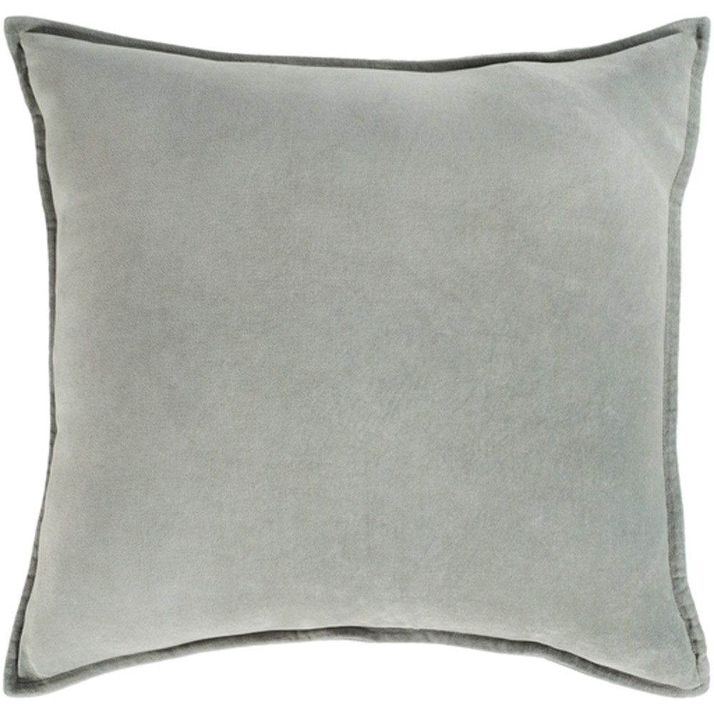 Velvet Square Throw Pillow with Down Insert