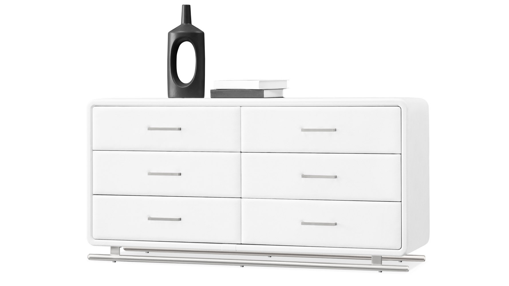 Vetro Accent Chest - White