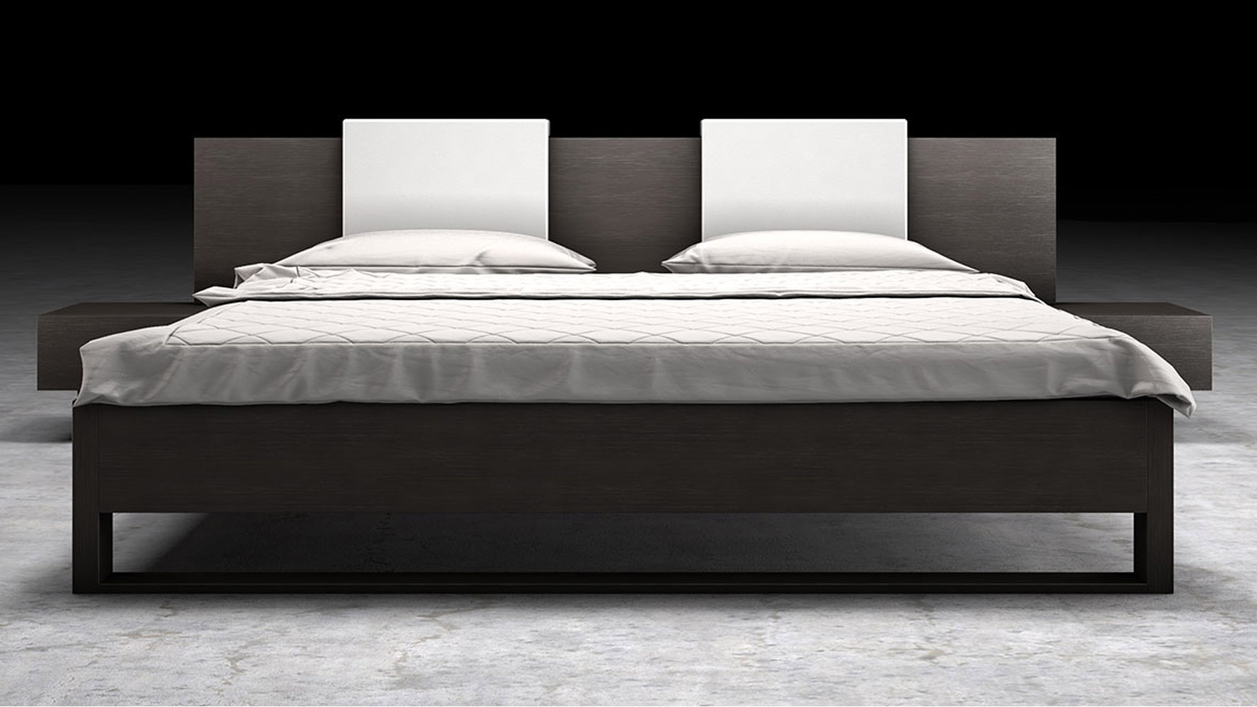 Viserys Platform Wooden Bed - Wenge | Zuri Furniture