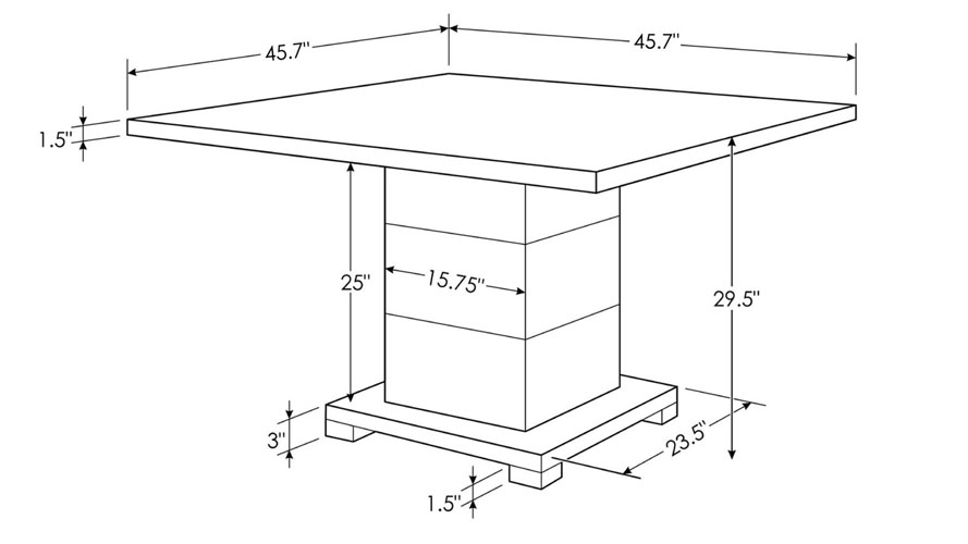 Ford Conference Table - Dark