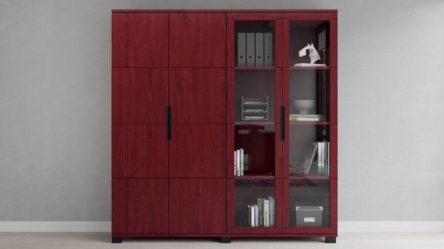 Hayes Storage Unit - Mahogany