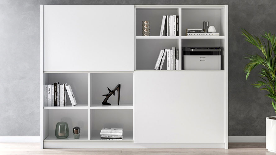 Jackson Bookcase - White