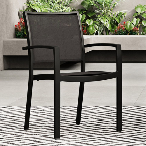 Mesh outdoor dining chairs store