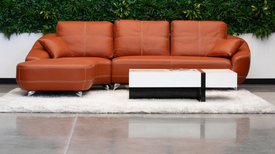 Lucy Sectional - Orange