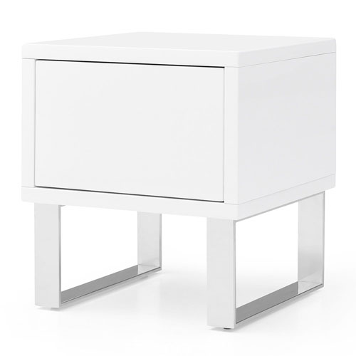 Neve End Table - White