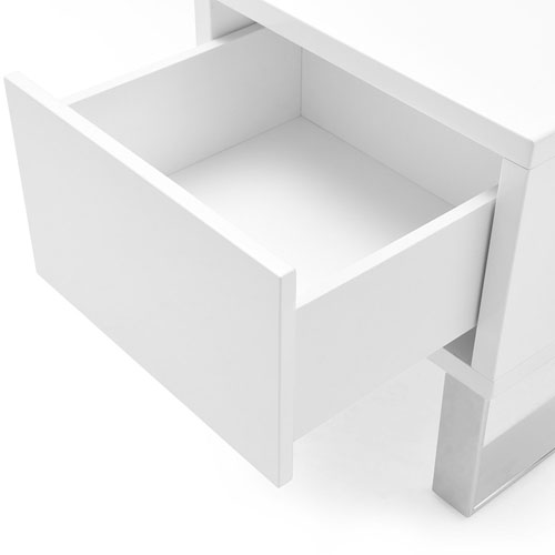 Neve End Table - White