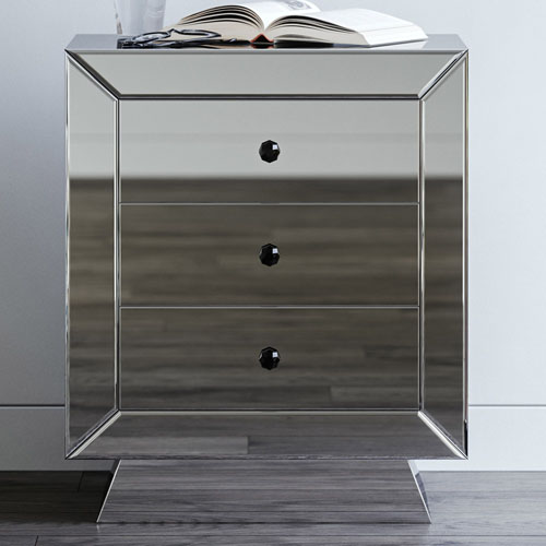 Azul Mirrored Side Table