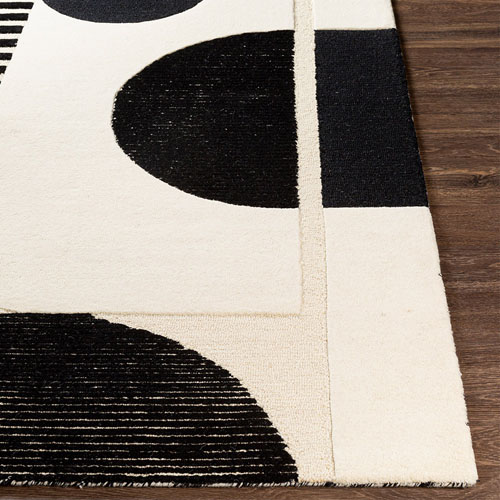 Brooklyn Black and Cream Rug