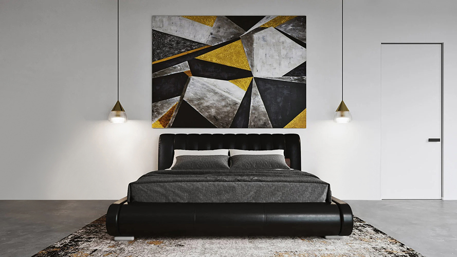 Dior Microfiber Leather Bed