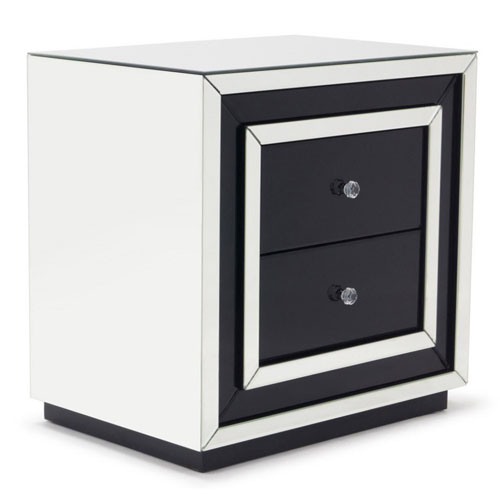 Malibu Mirrored Side Table