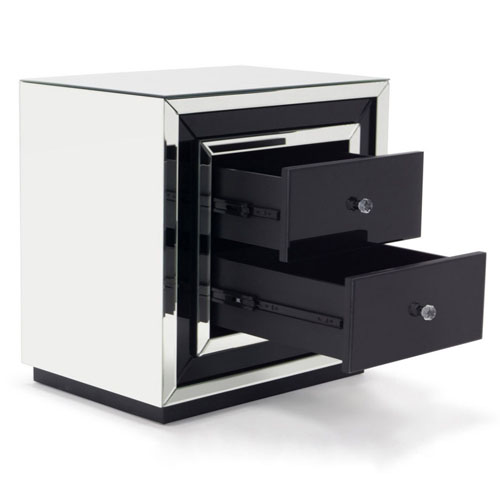 Malibu Mirrored Side Table