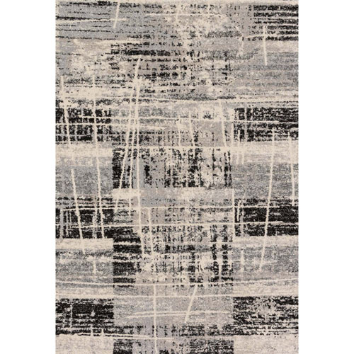 Grisage Grey and Multi Rug
