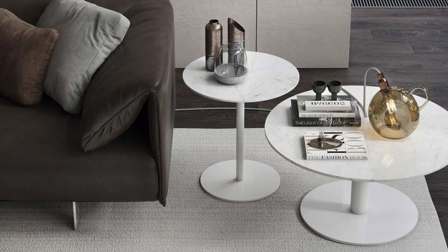 Perla Marble Side Table