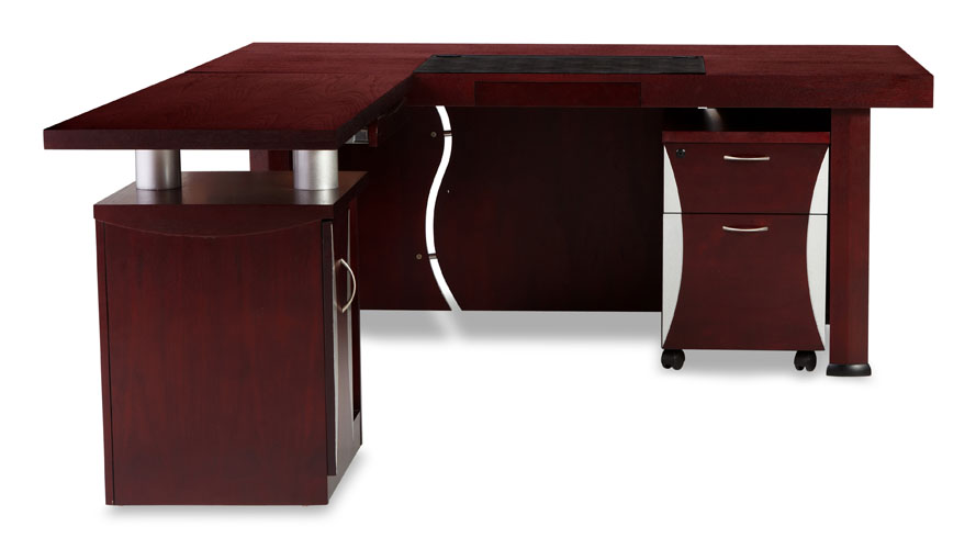 Pierce Desk - Mahogany