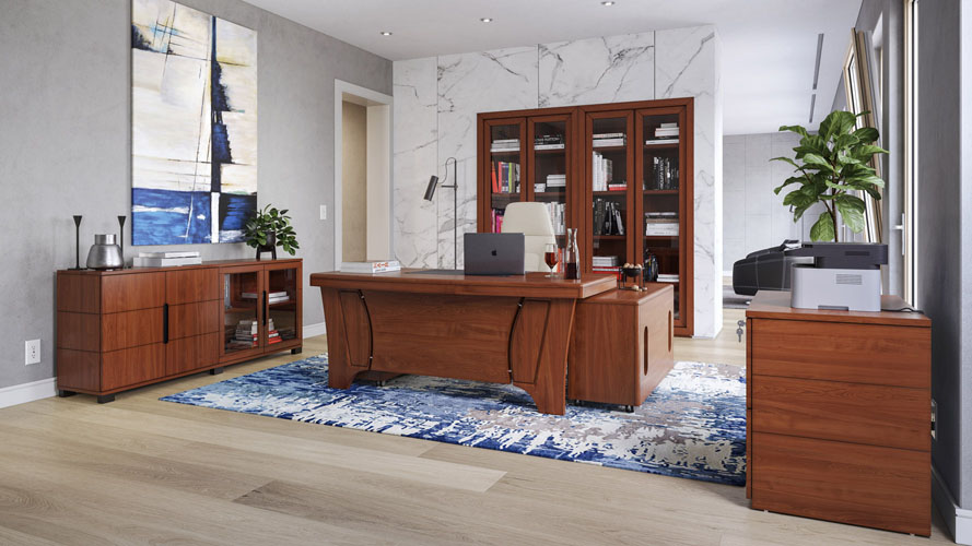 Quincy Desk Light Cherry
