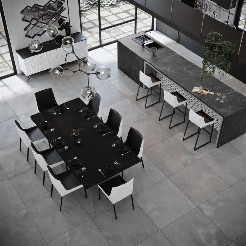 Helena Counter Stool - Black/White | Zuri Furniture