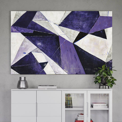 Violet Infusions Canvas Art - 80" x 50"