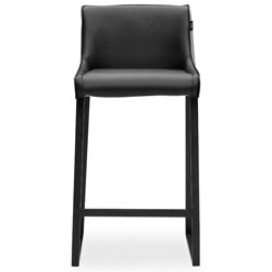Helena Counter Stool - Black/Gray | Zuri Furniture