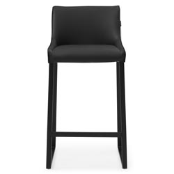 Helena Counter Stool - Black/White | Zuri Furniture