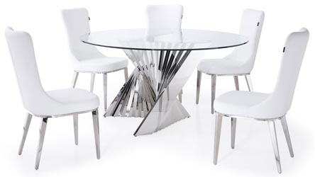 Falcone 59" Round Dining Table