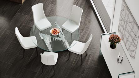 Falcone 59" Round Dining Table