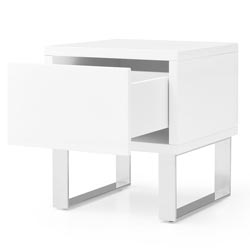 Neve End Table - White