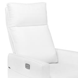 Ritz Reclining Leather Swivel Chair | Zuri Furniture