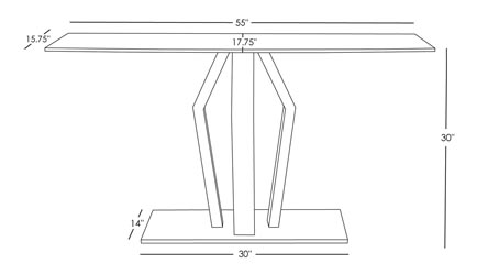 Aiden Console Table