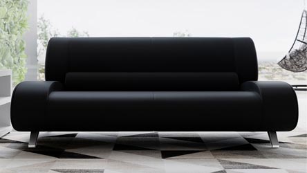 Microfiber leather sofa store