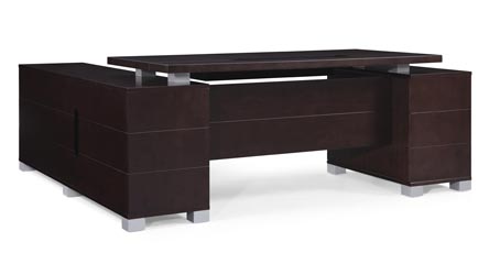 Ford Desk with Return - Dark