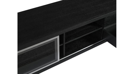 Romo TV Unit - Black Oak
